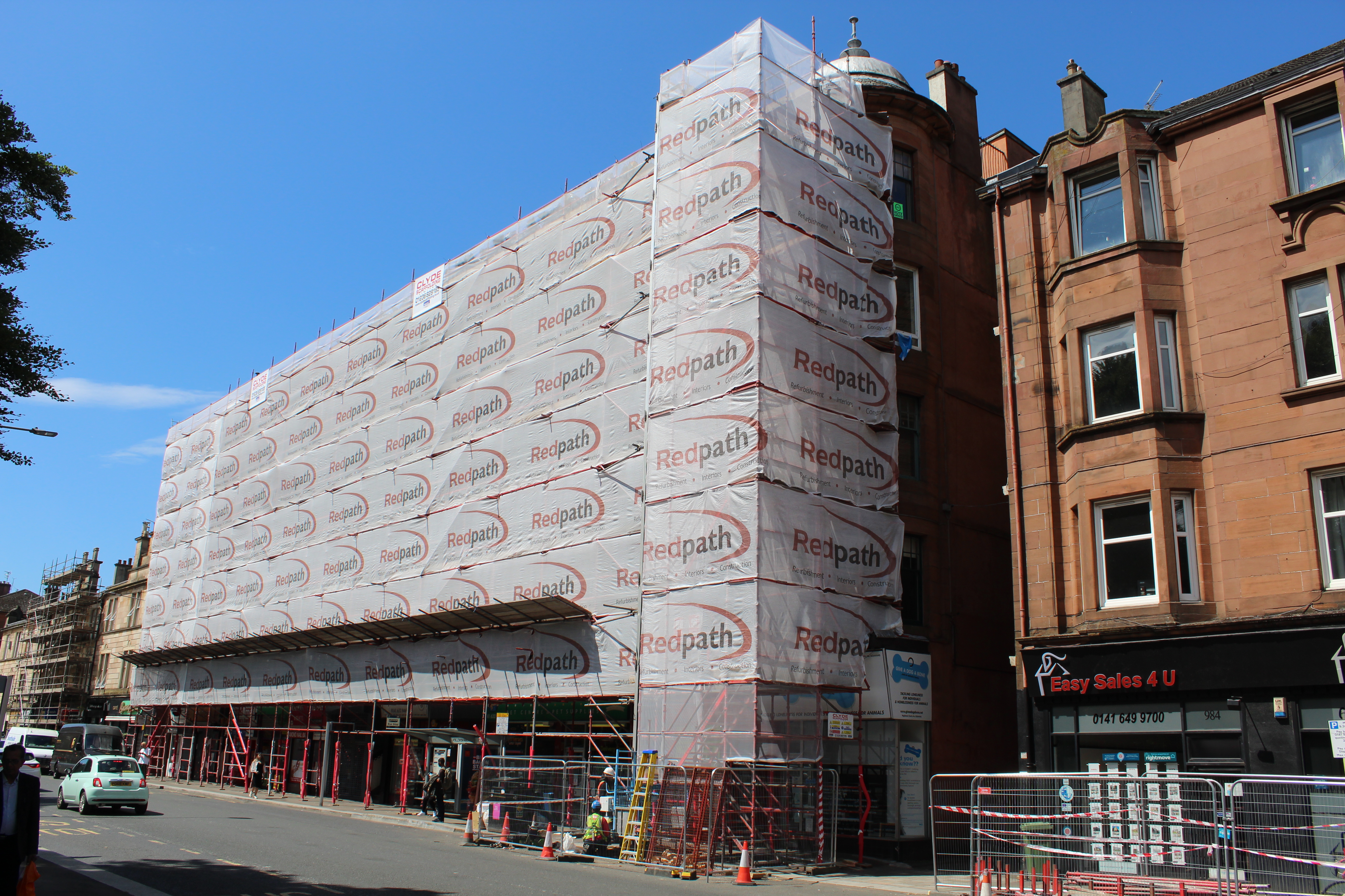 Redpath Construction | Scaffolding is now complete at our fabric ...