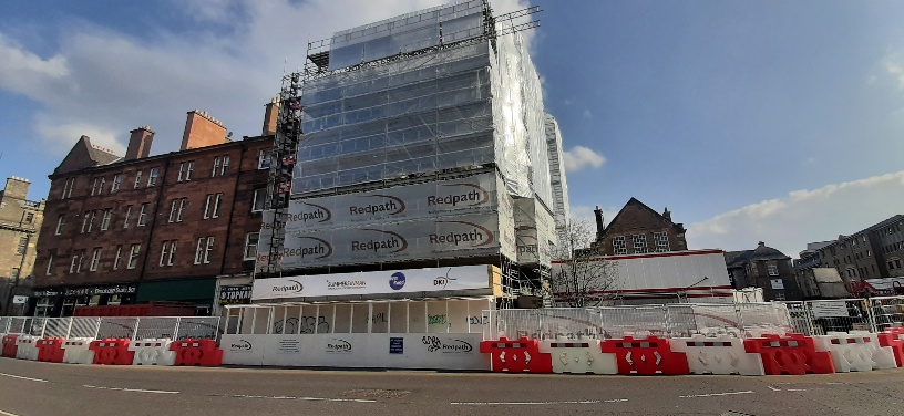 Redpath Construction | Scaffolding and branding now complete at our ...